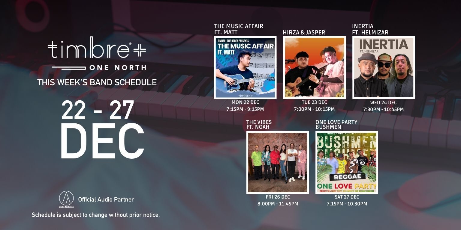 [Live Music Lineup This Week at Timbre+ One North!] - Timbre Group