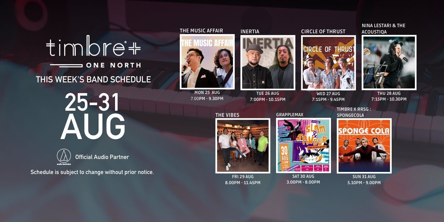 [Live Music Lineup This Week at Timbre+ One North!] - Timbre Group